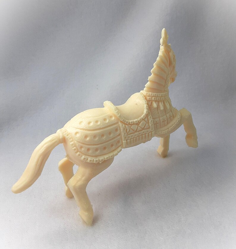 1960s Tim-mee Armored Horse Collectible White Steed - Etsy