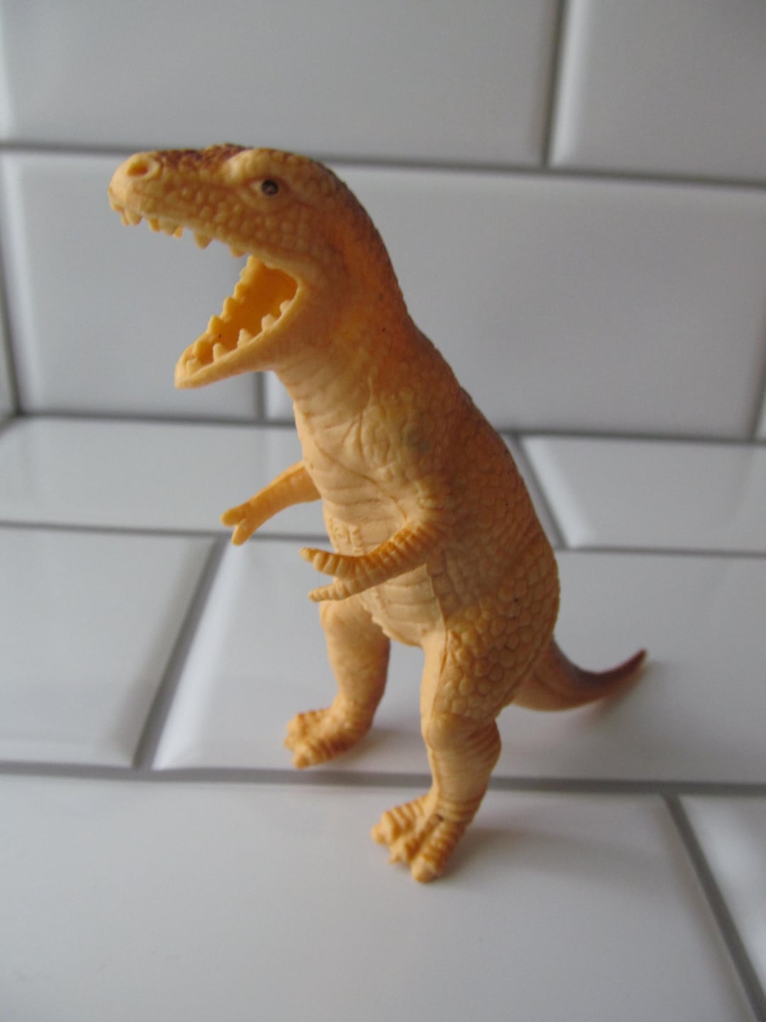 Retro 1985 T-rex Toy – Classic Plastic Dinosaur Collectible - Etsy