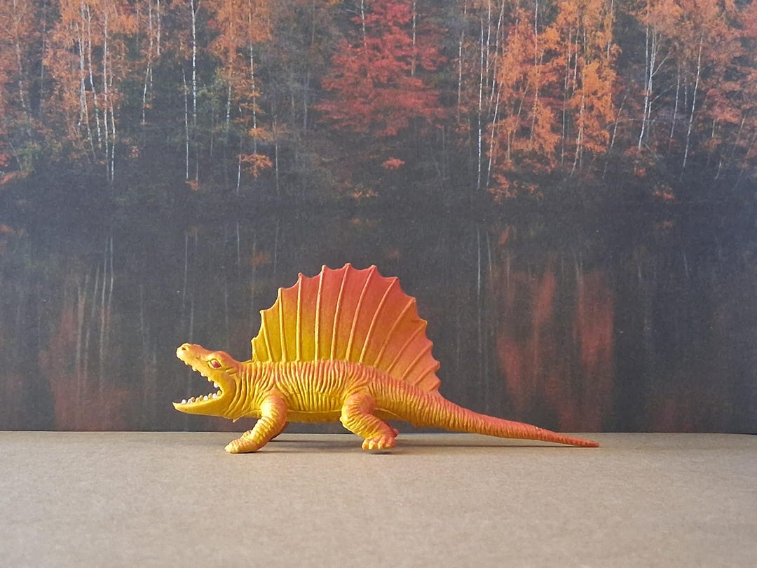 1970s Retro Plastic Dinosaur Toy - Classic Open Mouth Figure From Hong ...