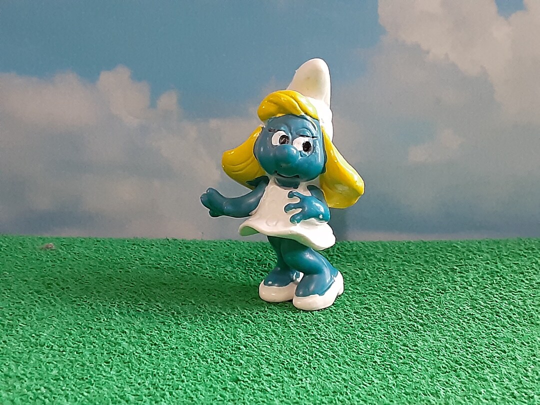 1971 Smurfette Figure - Vintage Schleich Peyo Collectible Smurf - Etsy