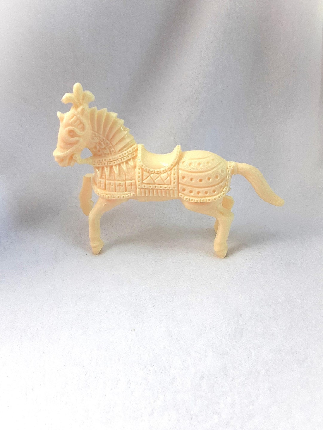 1960s Tim-mee Armored Horse Collectible White Steed - Etsy