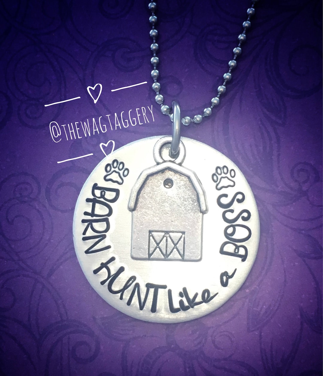 Barn Hunt Like a Boss - Dog - Dogs - Barn - Hand Stamped - Gift Ideas ...