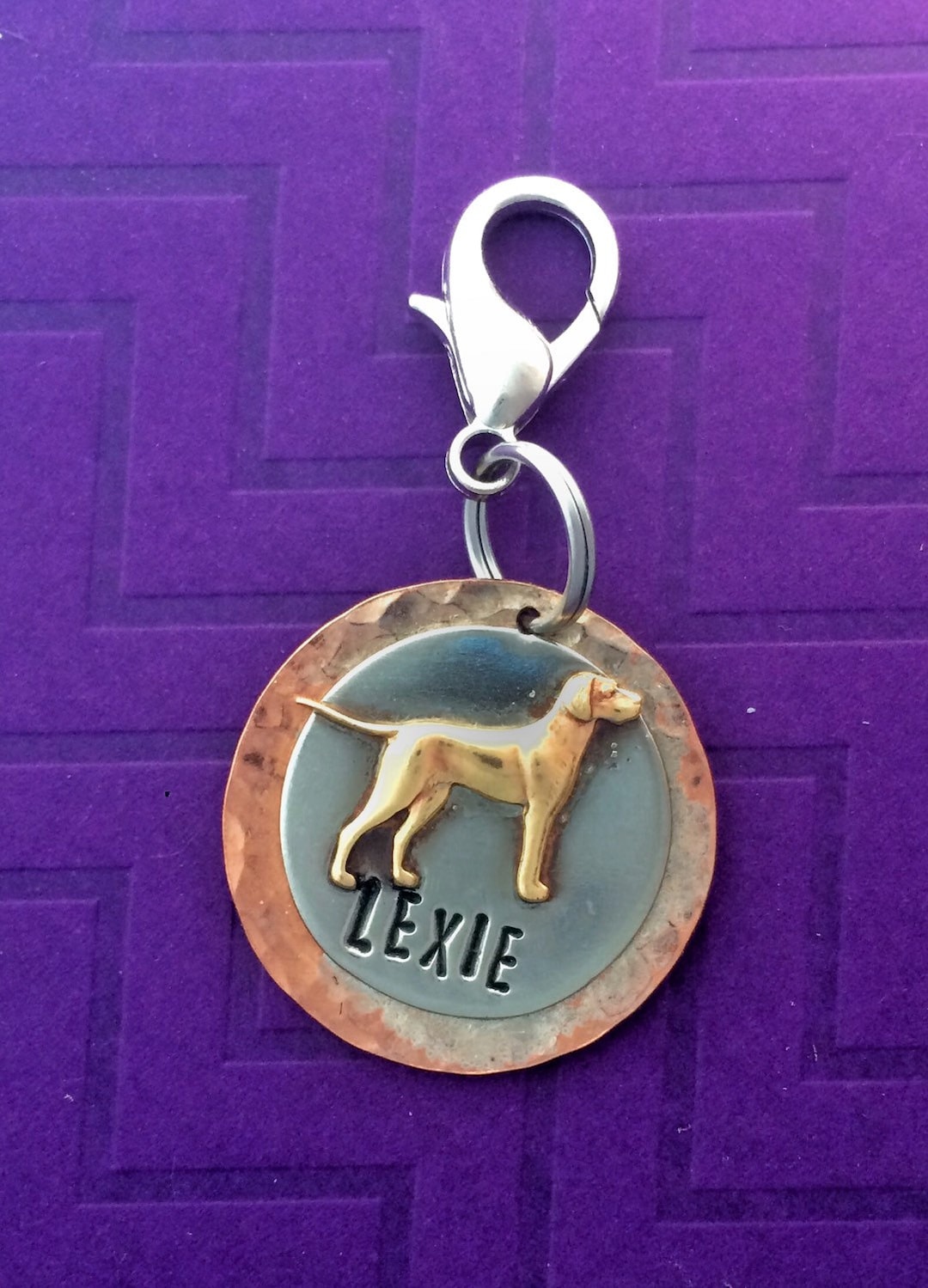 Pet ID Tag - Labrador - Retriever - Pointer - Dog Name Tag ...