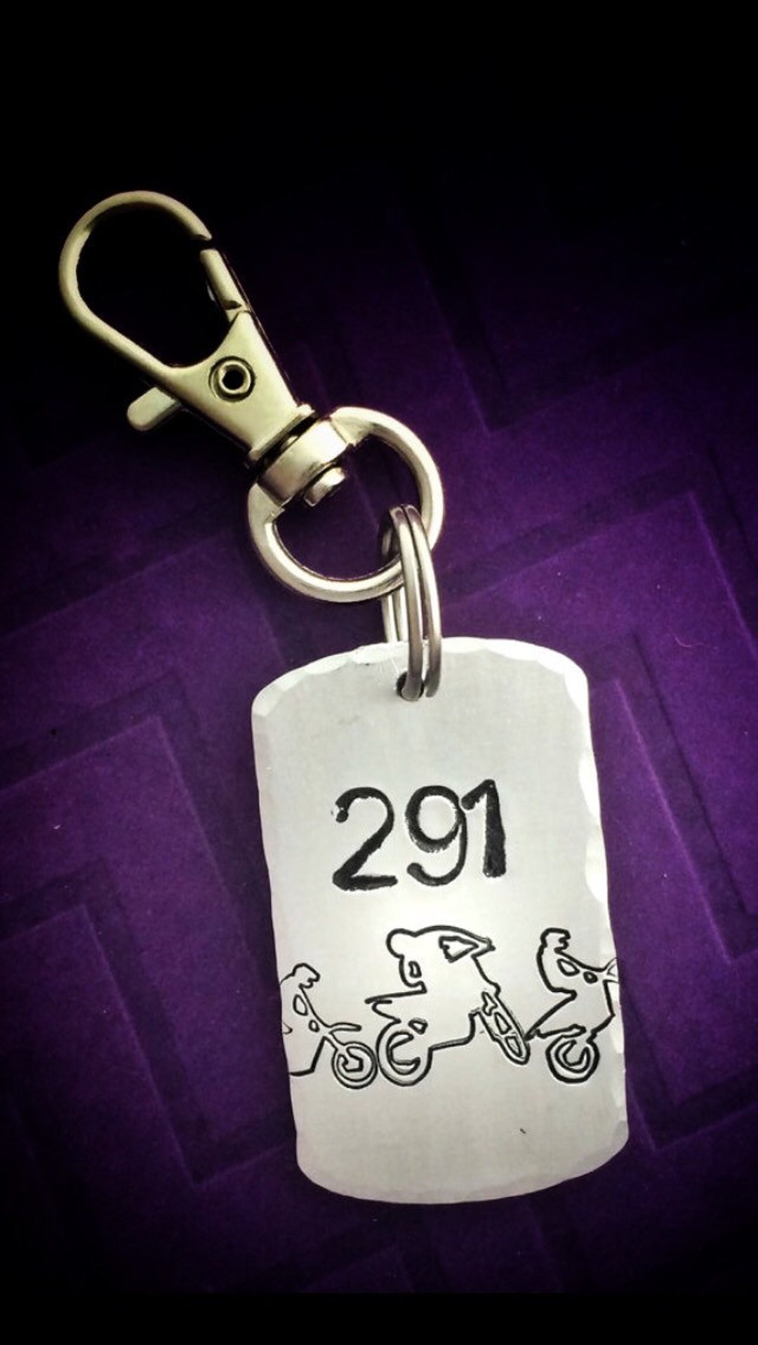 Personalized Motocross Keychain - Rider Number - Dirt Bike - MX - Hand ...