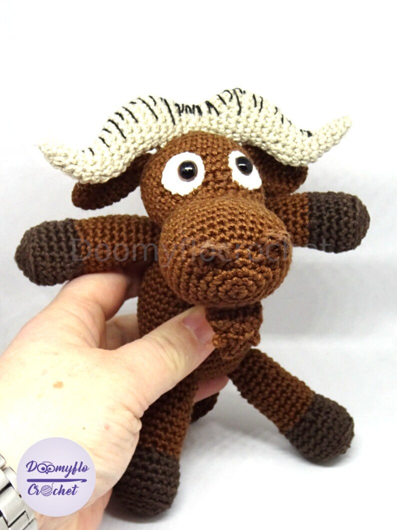 GNU/Linux mascot wildebeest amigurumi | Etsy