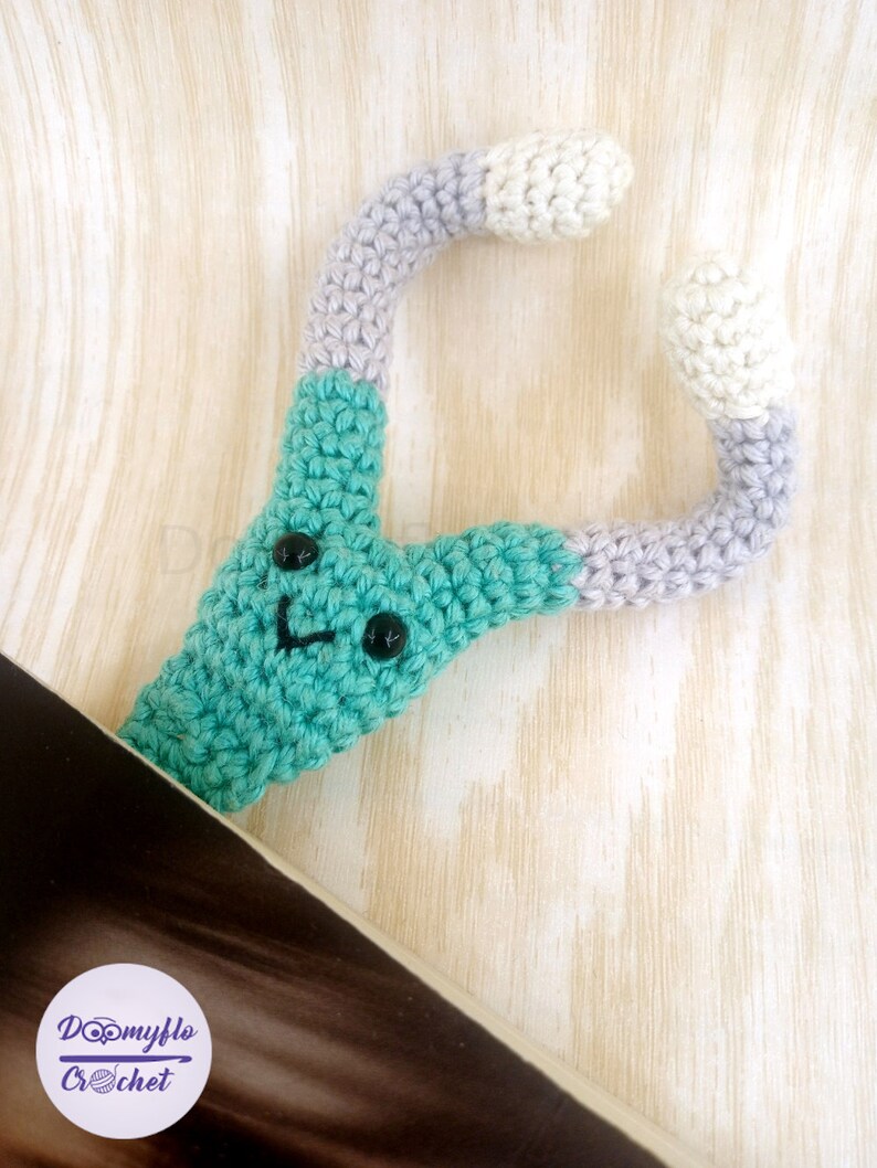 Crocheted Cotton Medical Stethoscope Bookmark for Books Lovers - Etsy