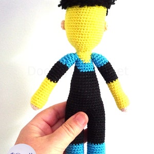 Invincible Superhero Comics Cotton Crochet Doll - Etsy