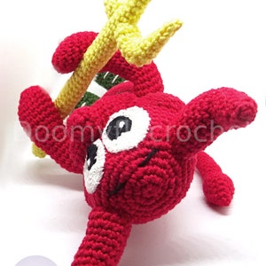 Red Demon Daemon Beastie BSD Devil Mascot Free BSD Crochet | Etsy