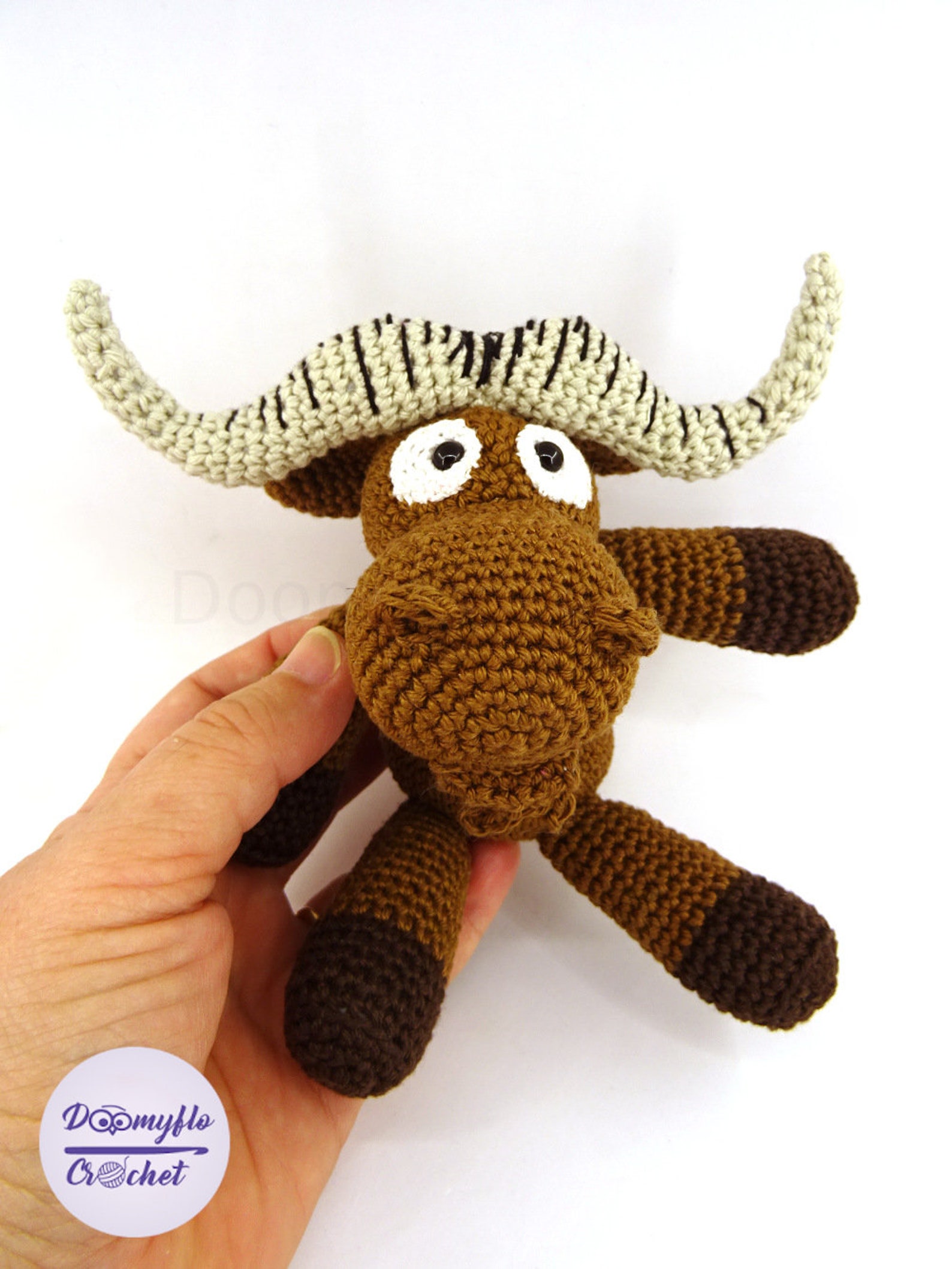 Gnu/linux Mascot Wildebeest Amigurumi - Etsy UK