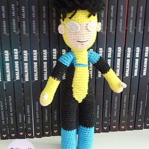 Invincible Superhero Comics Cotton Crochet Doll - Etsy