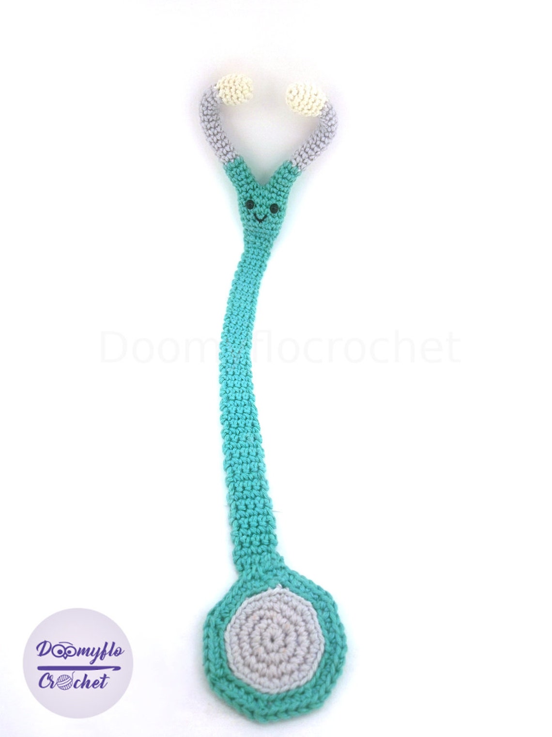 Crocheted Cotton Medical Stethoscope Bookmark for Books Lovers - Etsy