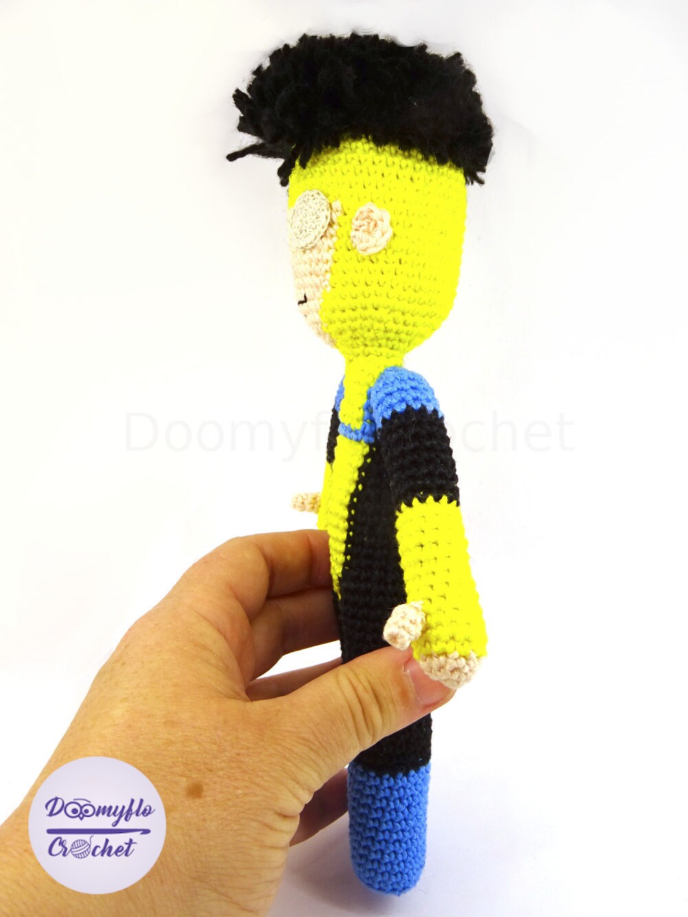 Invincible Superhero Comics Cotton Crochet Doll - Etsy