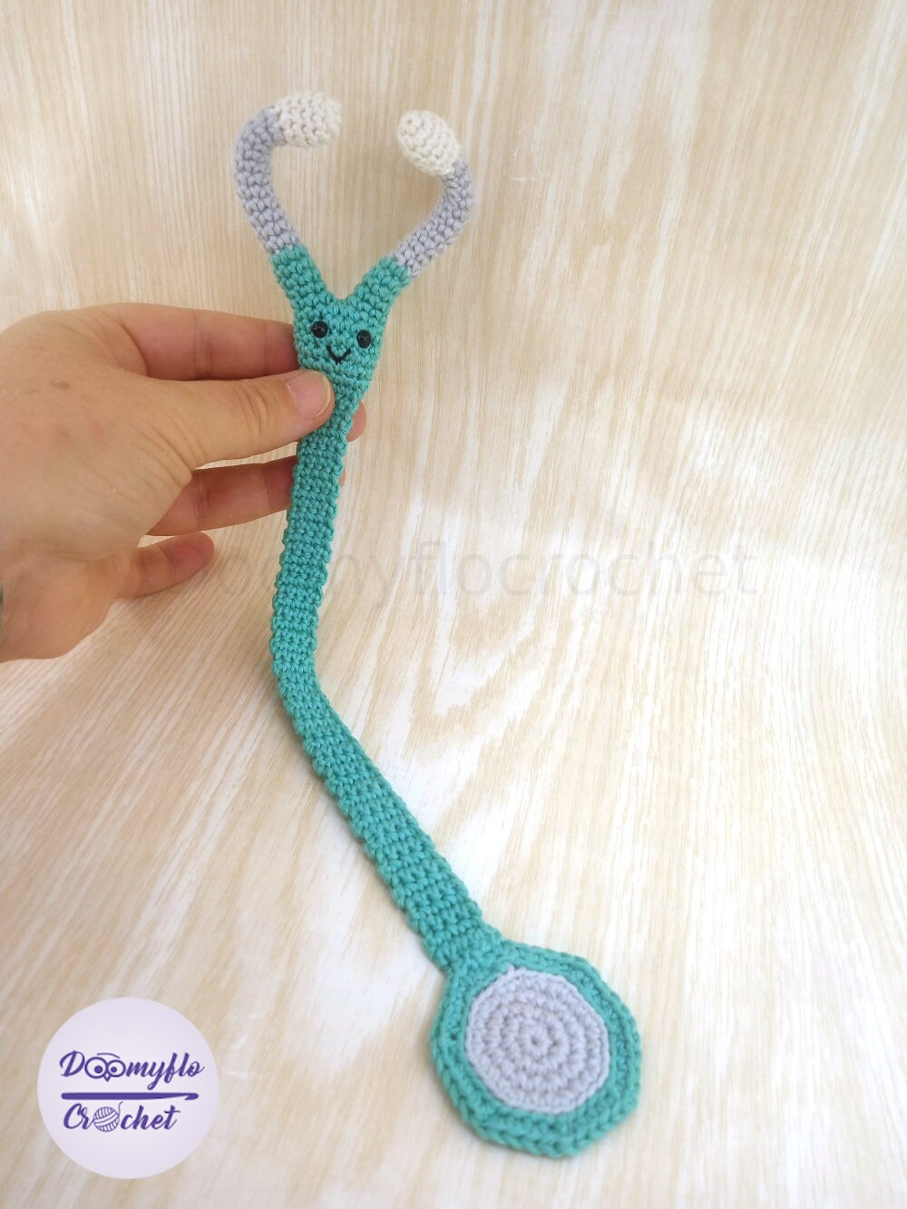 Crocheted Cotton Medical Stethoscope Bookmark for Books Lovers - Etsy