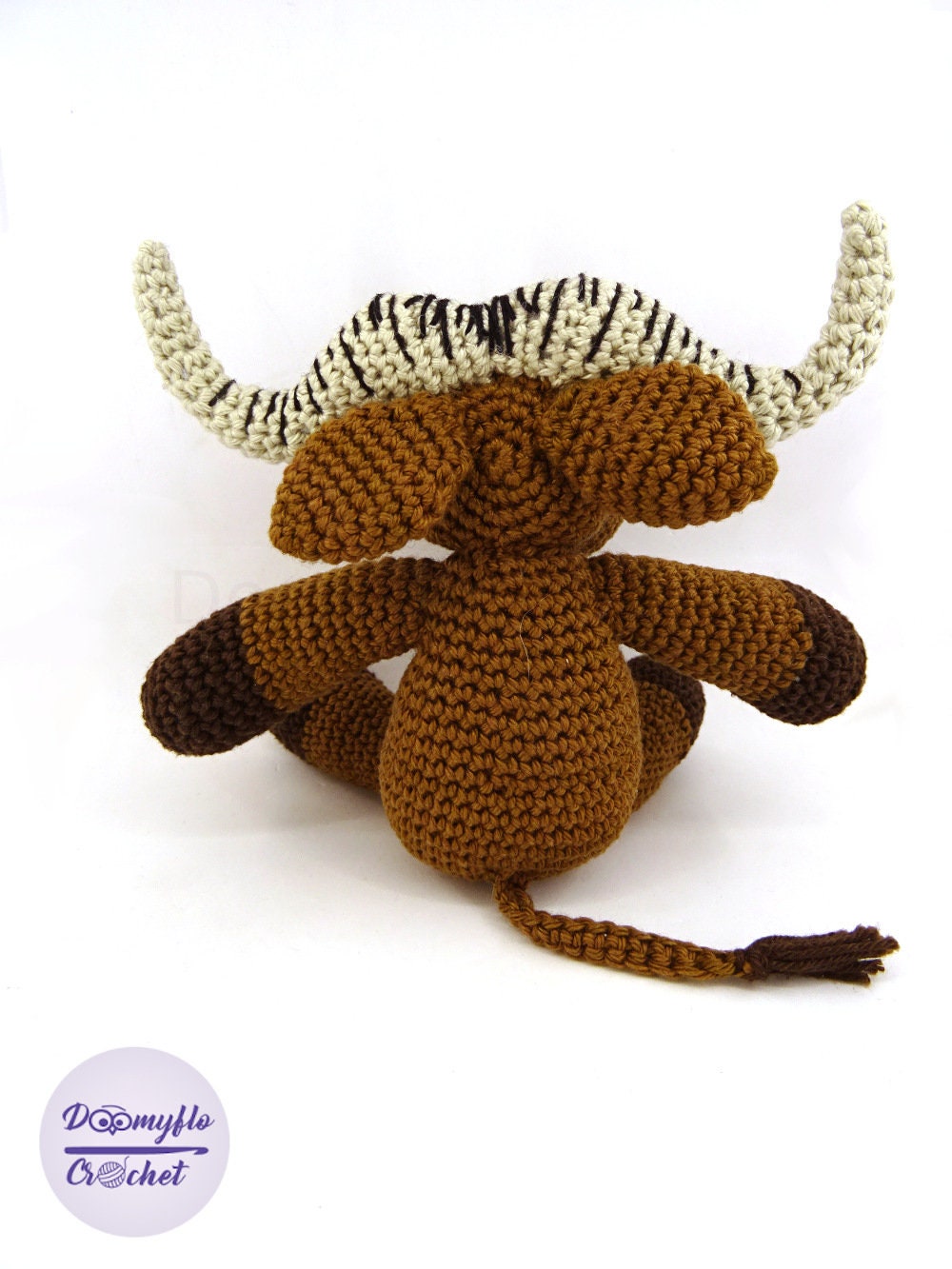 Gnu/linux Mascot Wildebeest Amigurumi - Etsy UK