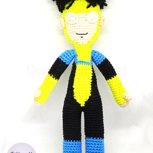 Invincible Superhero Comics Cotton Crochet Doll - Etsy