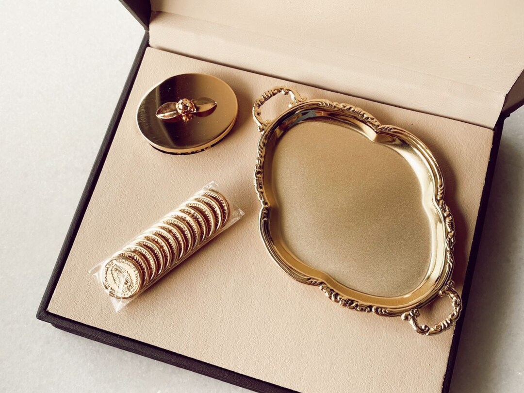 Gift Set of 14K Laminated Gold Wedding Coins , Virgin Mary, Set No.18 ...