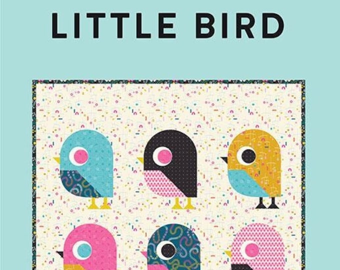 Little Bird Quilt Pattern by Patch + Dot Fat Quarter Friendly Baby Crib ...