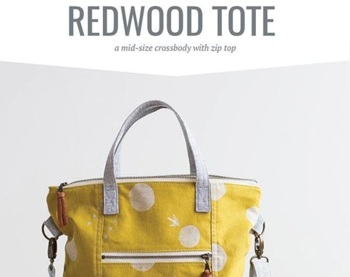Redwood Tote by Noodlehead Midsize Tote Bag Sewing Pattern Everyday Bag ...