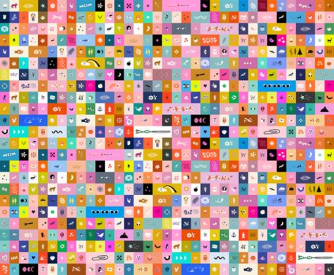Ruby Star Society Selvage Magic Icons Fabric Panel for Moda Fabrics ...