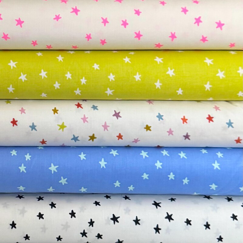 Ruby Star Fabric - Etsy