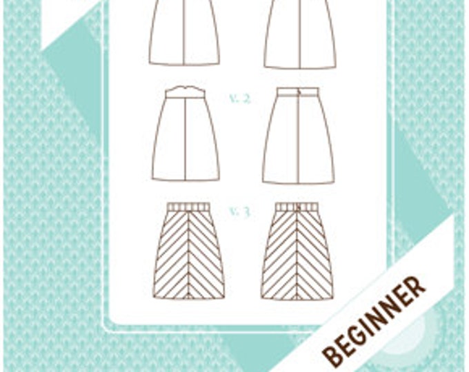Ginger Skirt Pattern by Colette Patterns Beginner Skirt Pattern Dress ...
