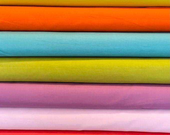 Bella Solids Modern and Bright Solid Fabric Bundle Modern Quilt Fabric ...
