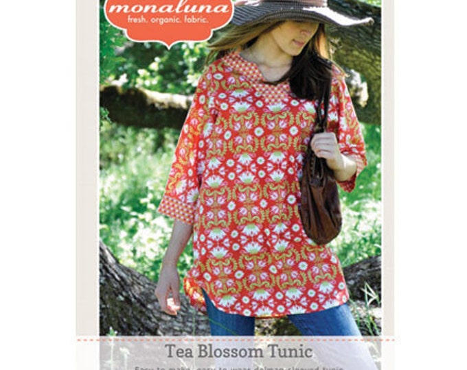 Tea Blossom Tunic by Monaluna - Beginner - Womens Tunic Sewing Pattern ...
