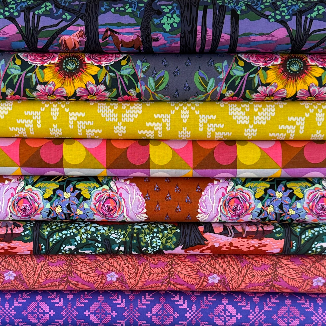 Anna Maria Horner Good Gracious Fabric Bundle by Free Spirit Fabrics Quilt Fabric Cotton Fat ...