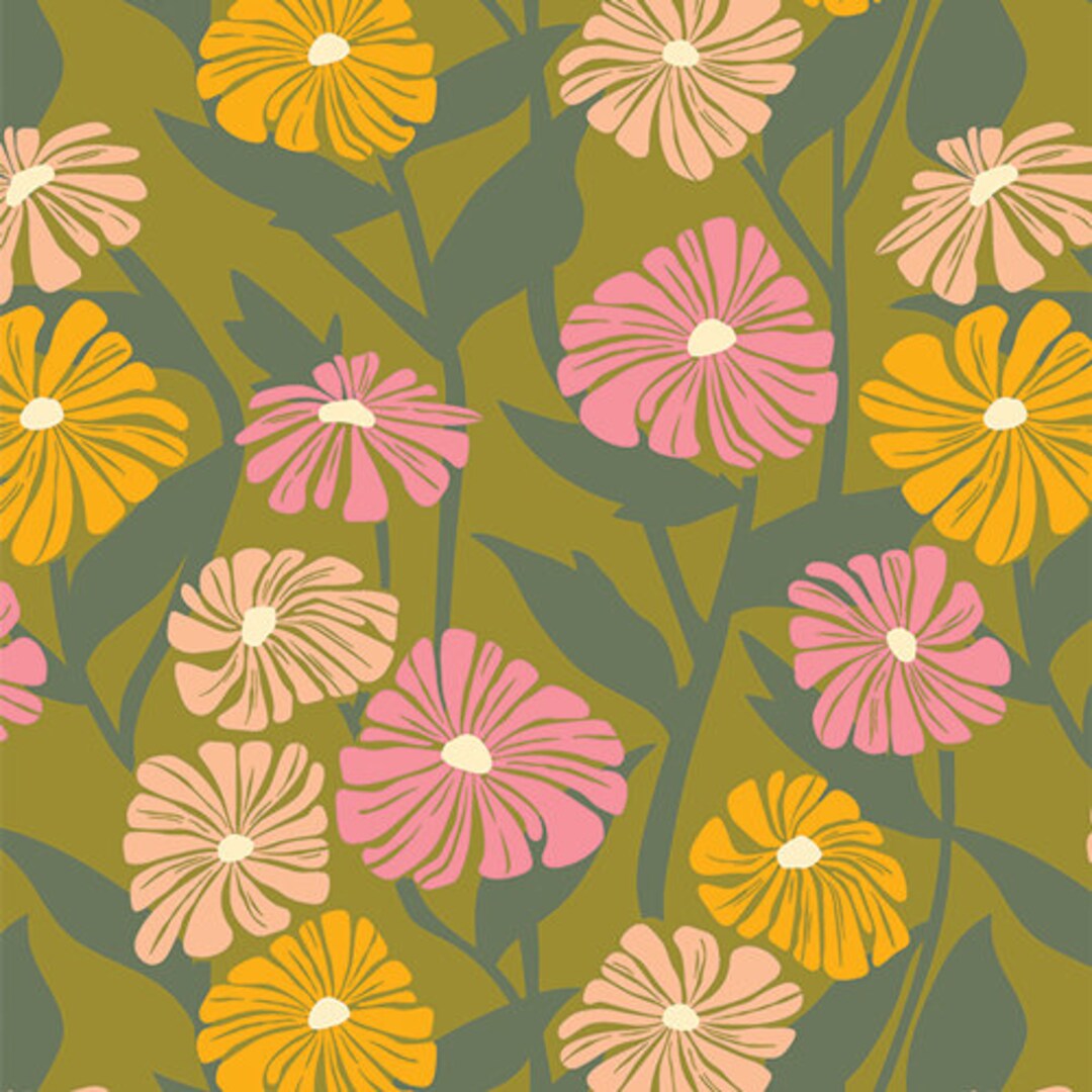 Growing Paths by Art Gallery Fabrics Flower Bloom Collection AGF Studio ...