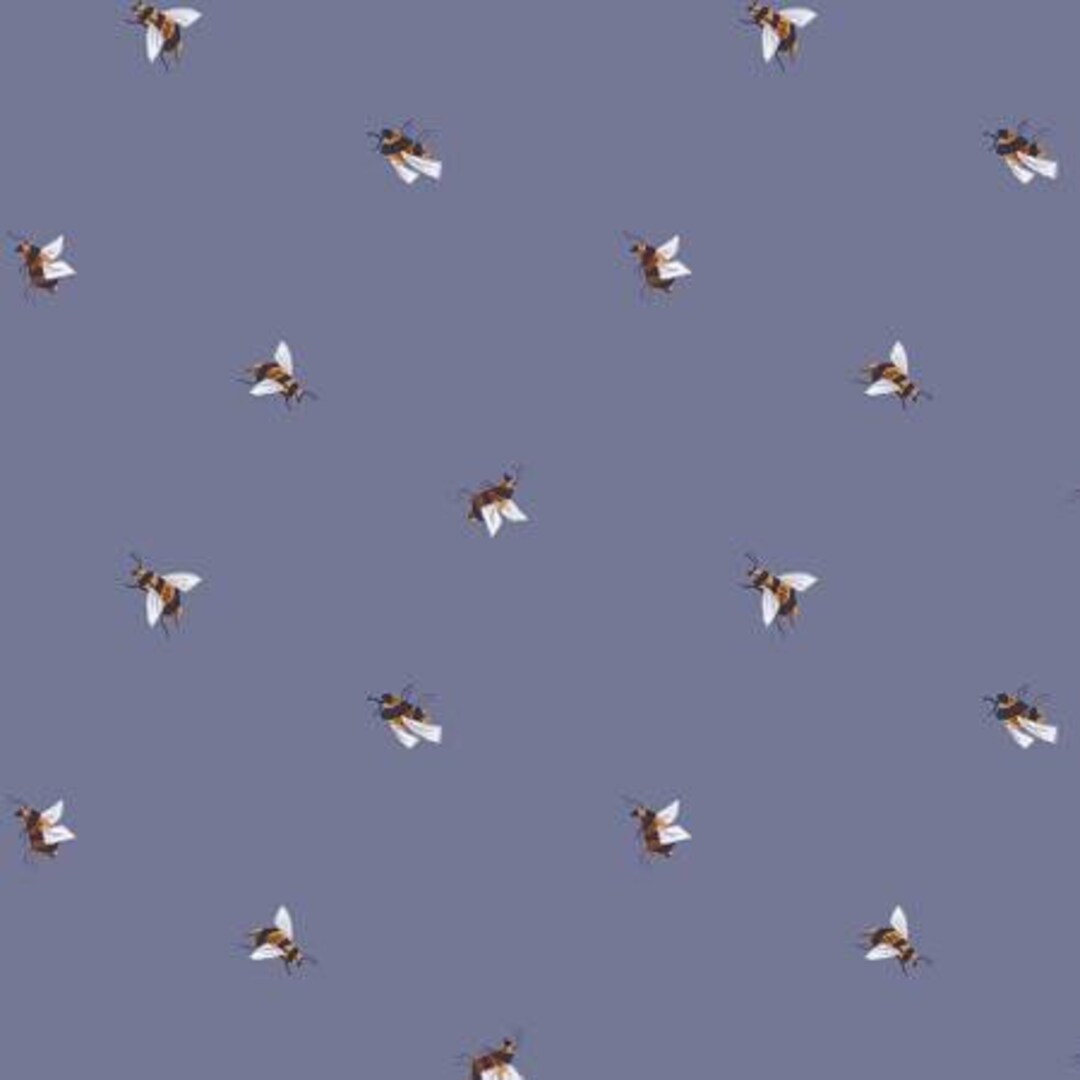 Infinity Bees Fabric by Rae Ritchie for Dear Stella Fabrics Cottage ...