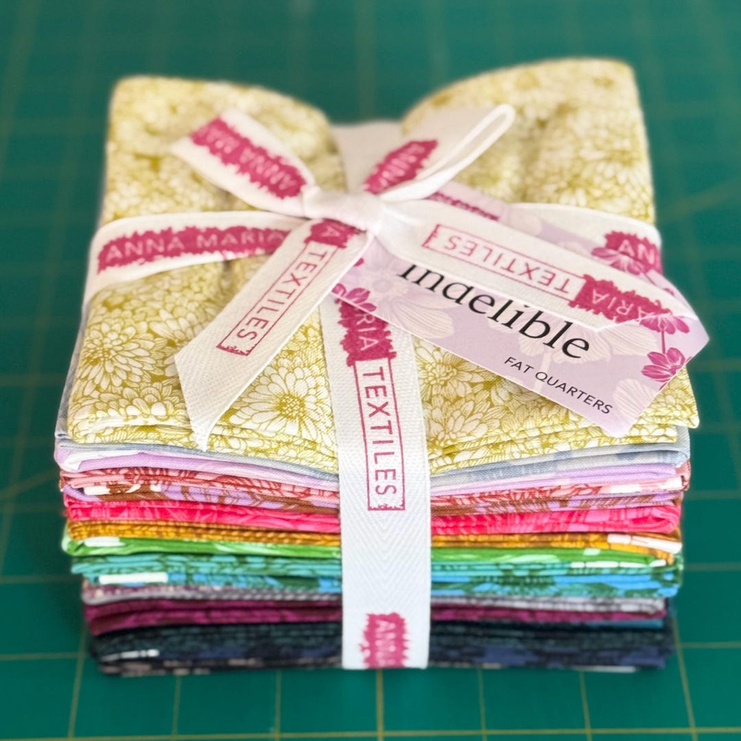 Anna Maria Indelible Fat Quarter Set Precuts Fabric Bundle by Northcott Fabrics Floral Quilt ...
