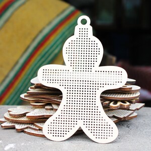 Man Cross Stitch Christmas Big Blank 130 Mm 5.1 Inches - Etsy