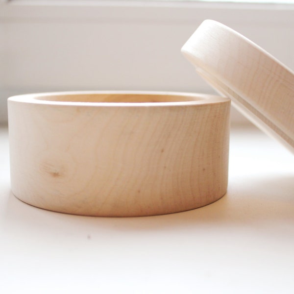 Round Wood Box - Etsy