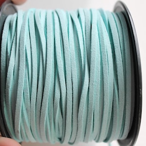 Light Blue Suede Cord High Quality Soft Faux Cord 2 M 218 - Etsy