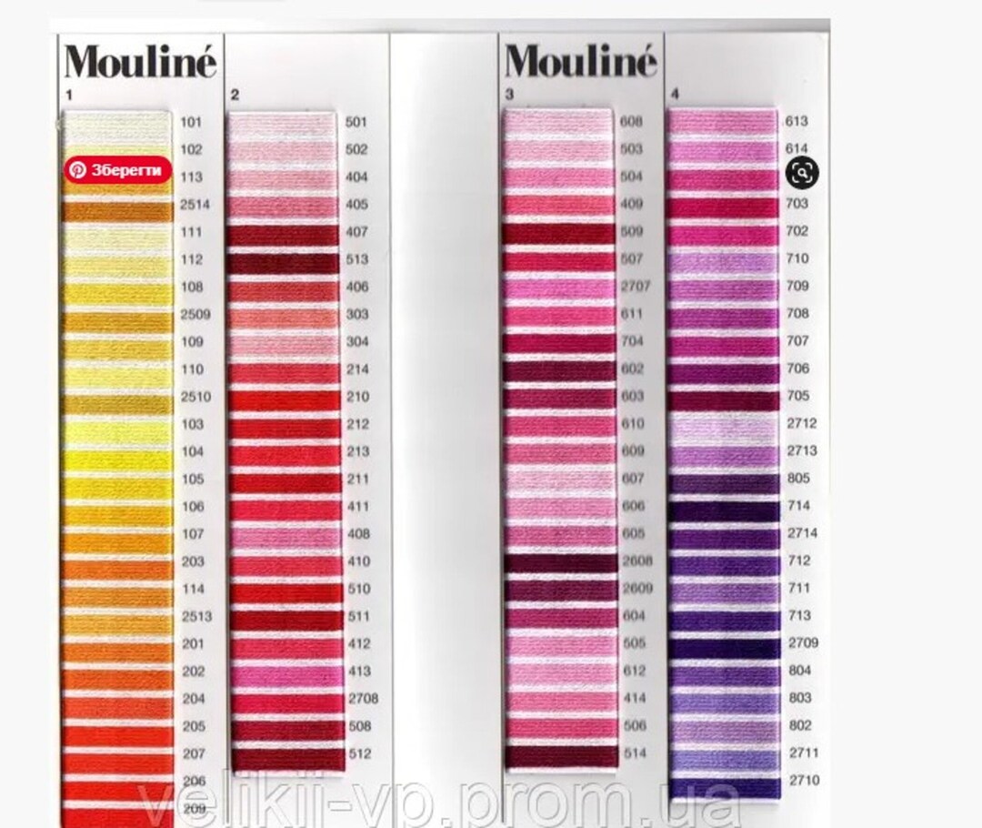 Mouline Embroidery Yarn 10 M 11 Yards - Sticktwist Six Strand Floss ...