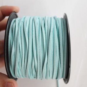 Light Blue Suede Cord High Quality Soft Faux Cord 2 M 218 - Etsy
