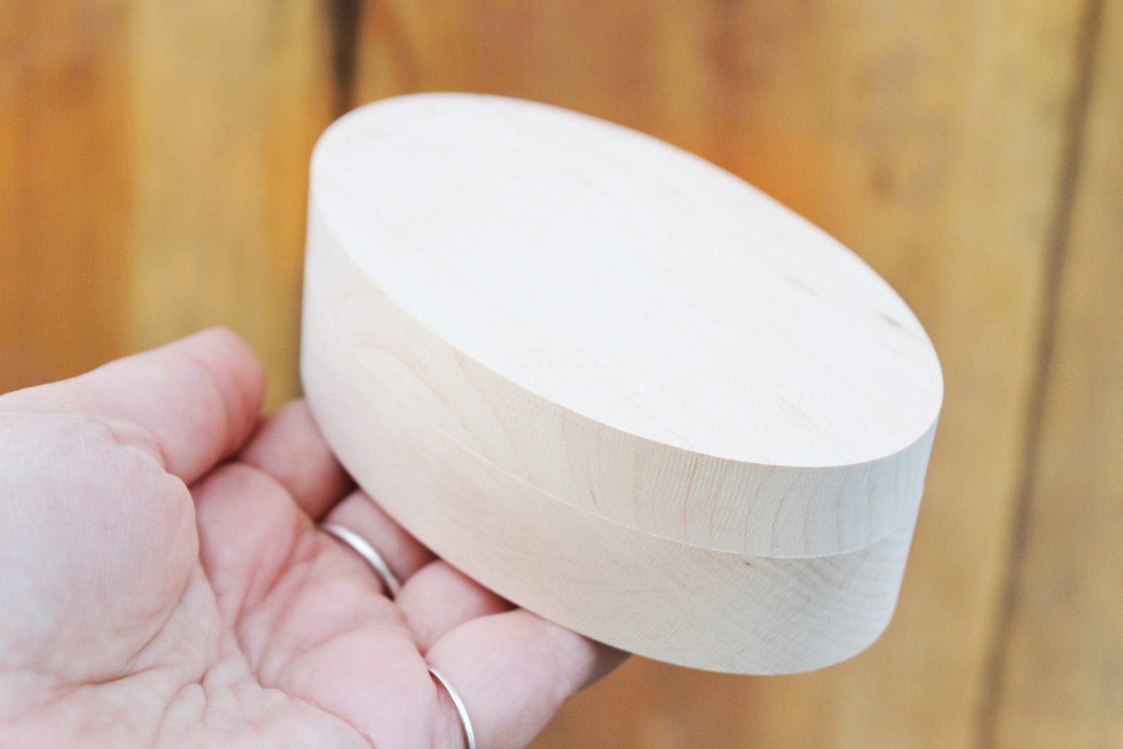 Oval Unfinished Wooden Box 115x68 Mm Eco-friendly Made - Etsy