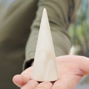 Big Wooden Cones 100 Mm X 40 Mm Natural Eco-friendly - Etsy