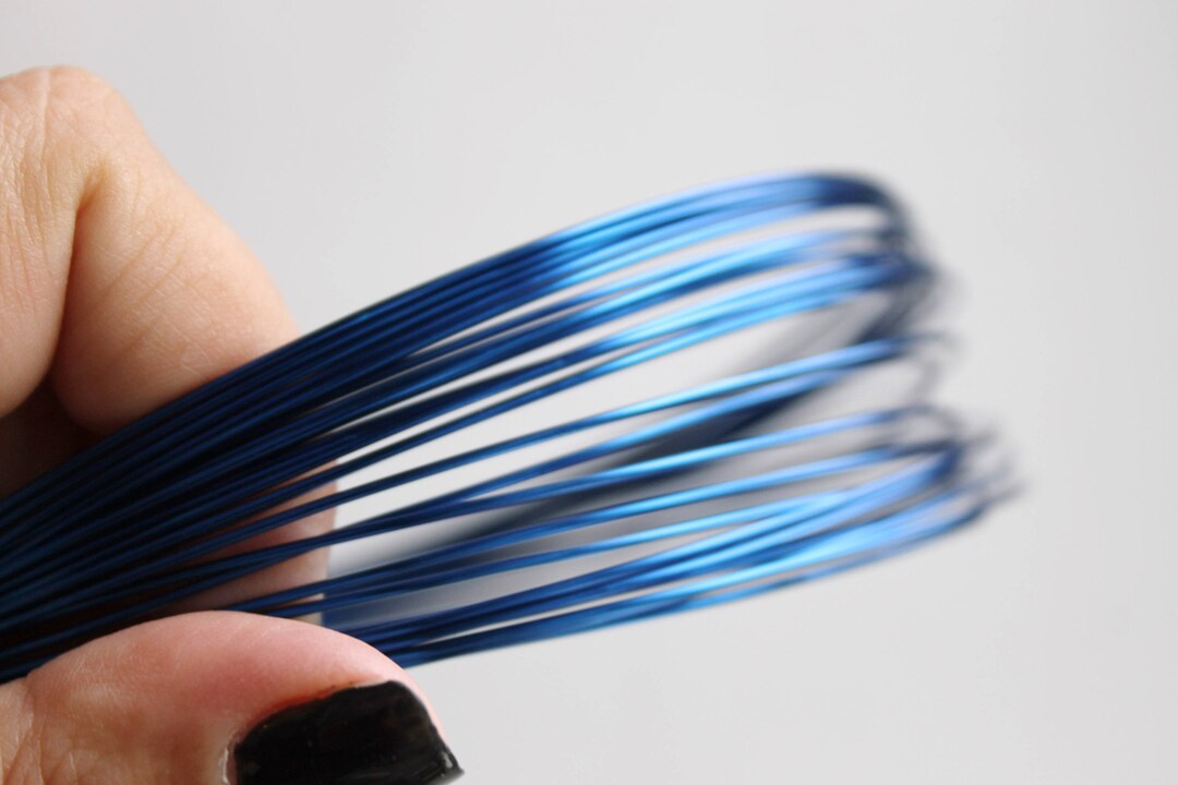 Aluminium Wire Blue Diameter 1 Mm 10 Meters Jewelry Craft Wire Wrapping ...