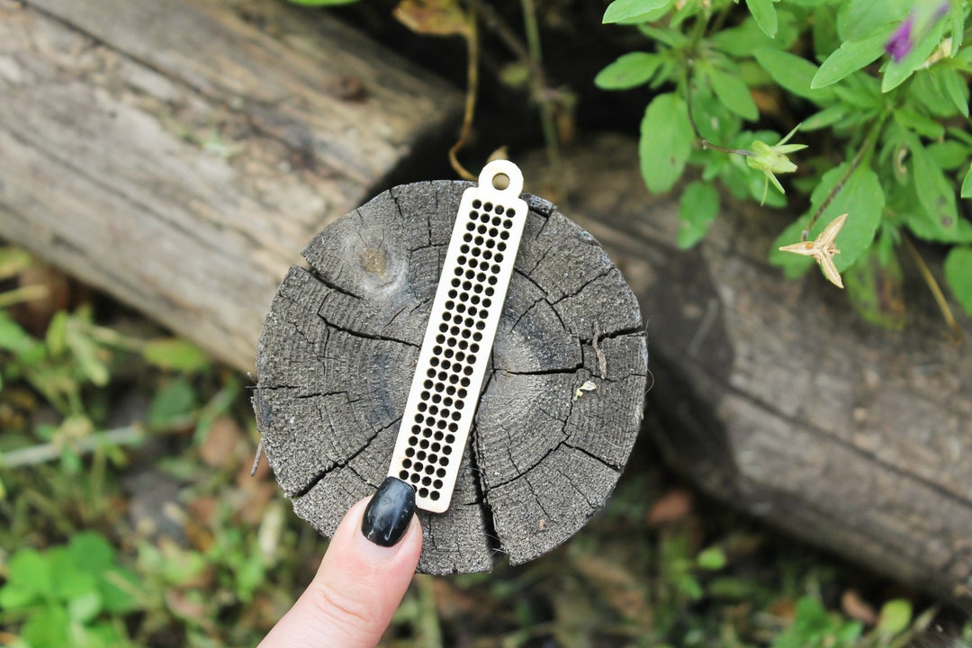 Set of 5 - Cross Stitch Rectangular Blank - 0.5 Inch X 2.4 Inch - Small ...