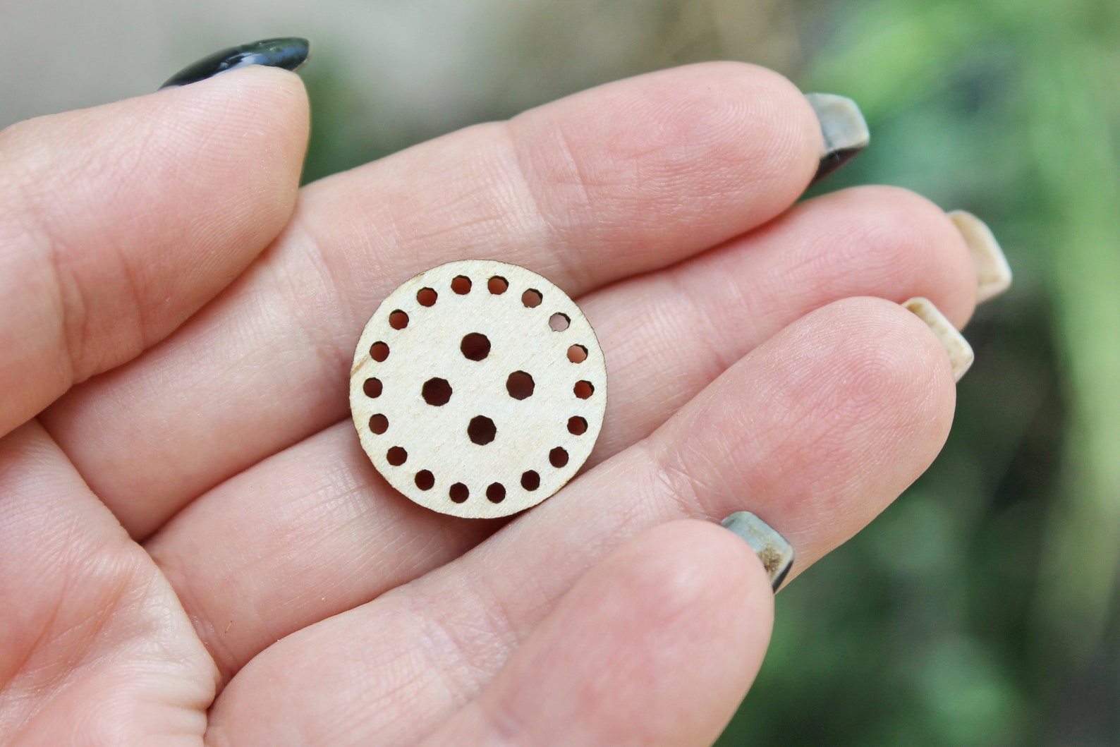Set of 10 Unfinished Laser Cut Round Buttons 30 Mm 1.2 - Etsy