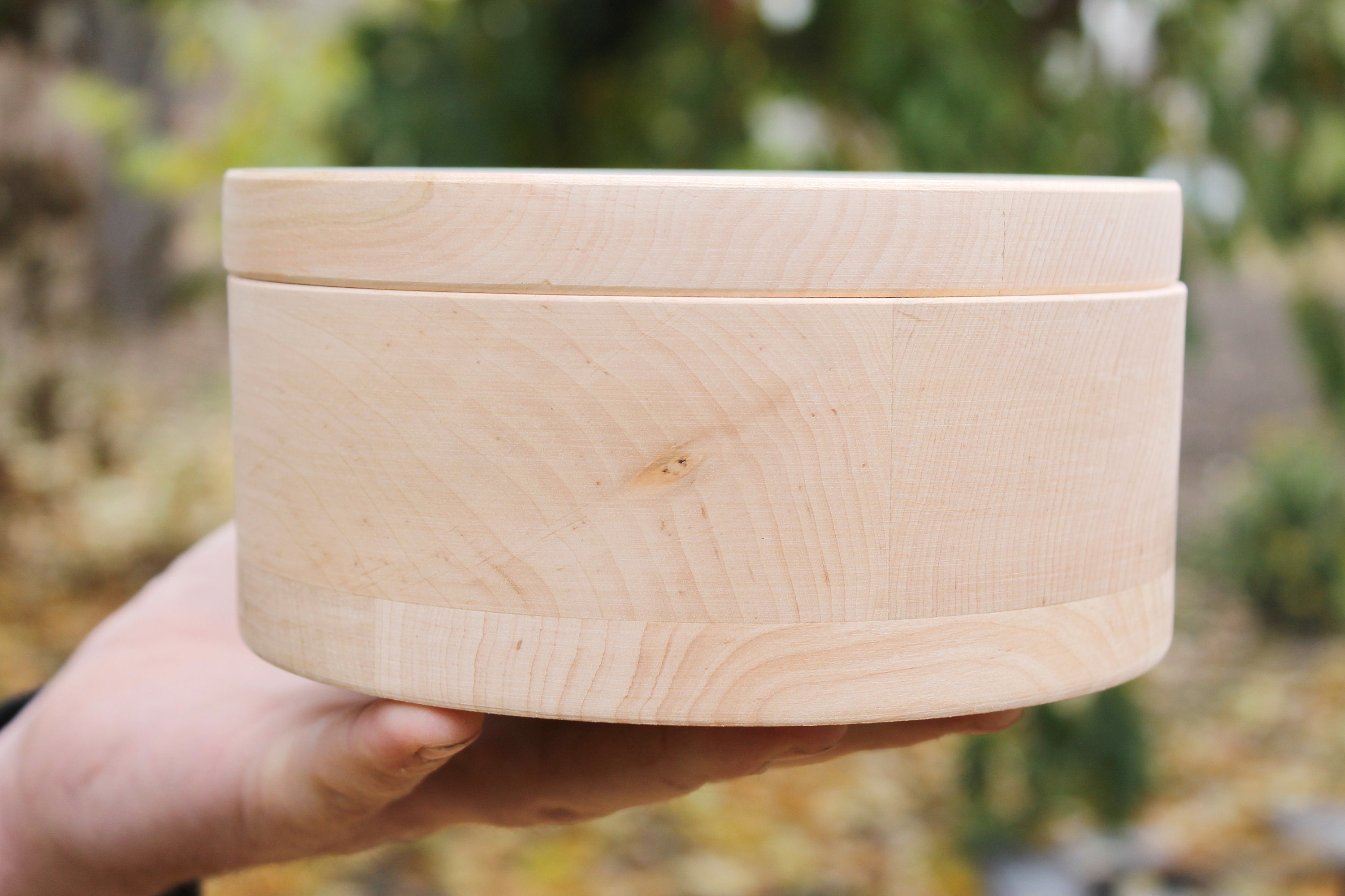 160 Mm X 80 Mm Round Unfinished Wooden Box With Cover - Etsy