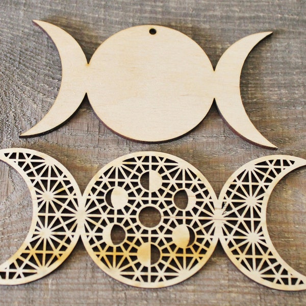 Triple Moon Svg - Etsy