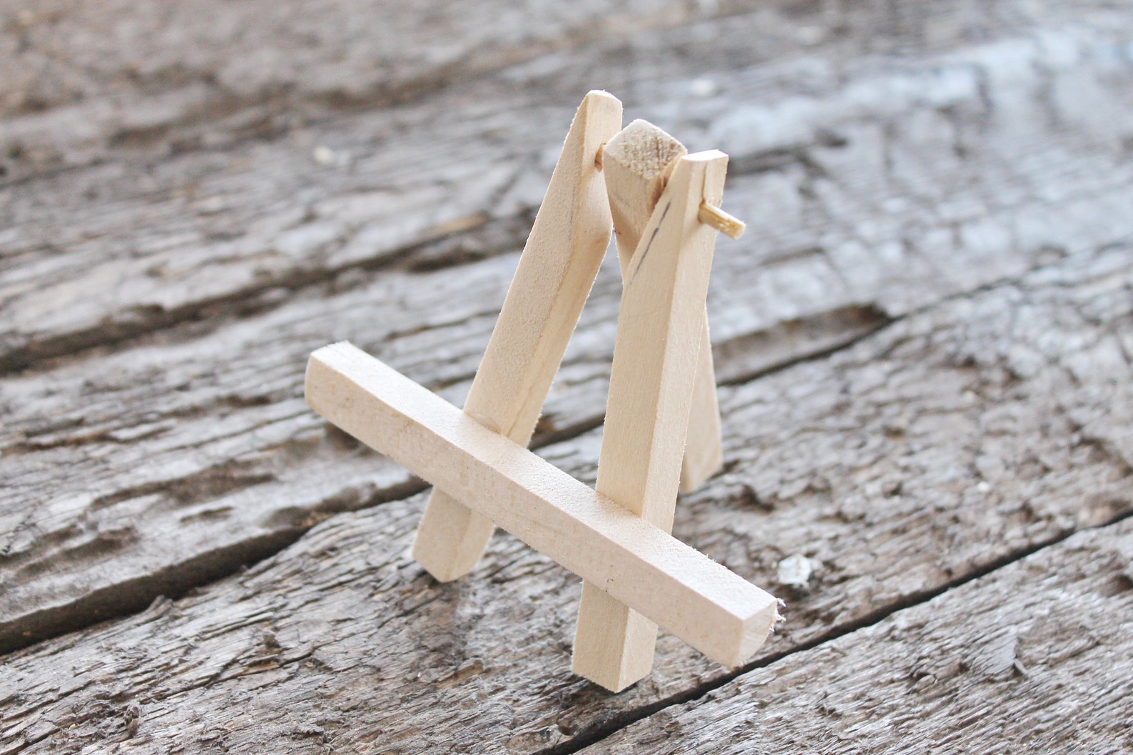 Miniature Easel Unfinished Wood Easel Miniature Painting - Etsy