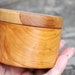 80 Mm Round Unfinished Wooden Box Welded in Olive Oil Natural, Eco ...