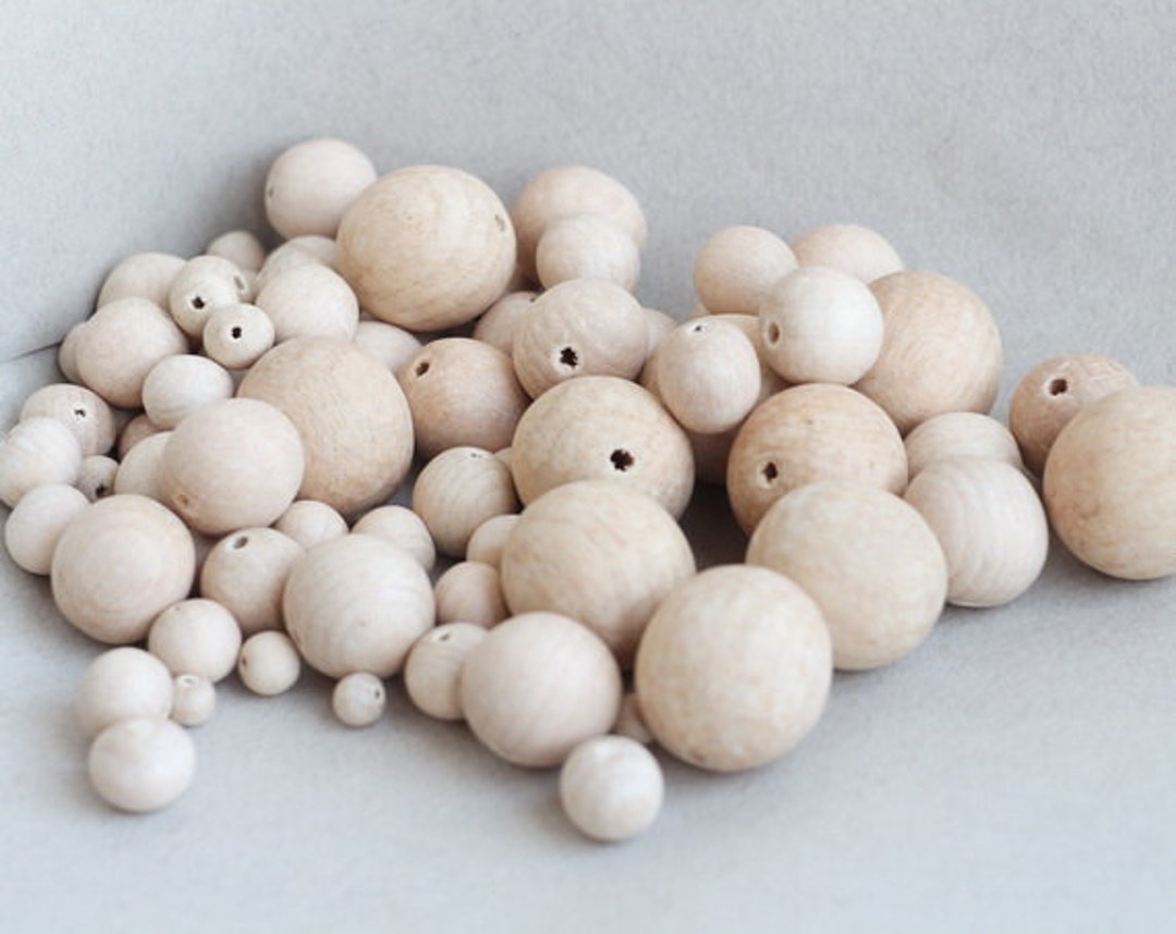 Set of Sample Round Beads 180 Pcs 9 Sizes Natural Eco Friendly - Etsy