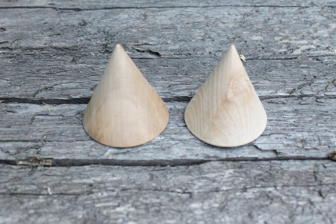Big Wooden Cones 80x75 Mm - 3 Inches - Eco Friendly - CONES - Without ...
