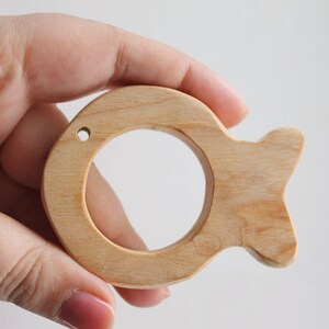 Fish-teether Made From Ash-tree, Natural, Eco-friendly Natural Wooden ...
