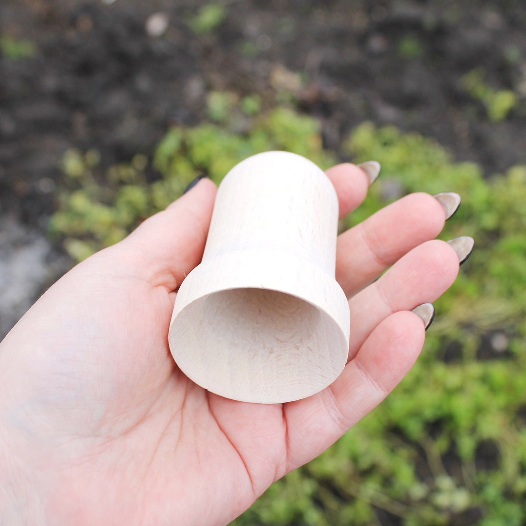 Wooden Bell 75 Mm - 3 Inches - Unfinished Wooden Bell - Without Tongue ...