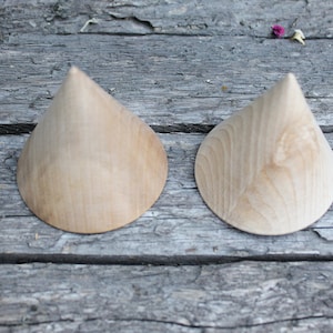Big Wooden Cones 80x75 Mm - 3 Inches - Eco Friendly - CONES - Without ...
